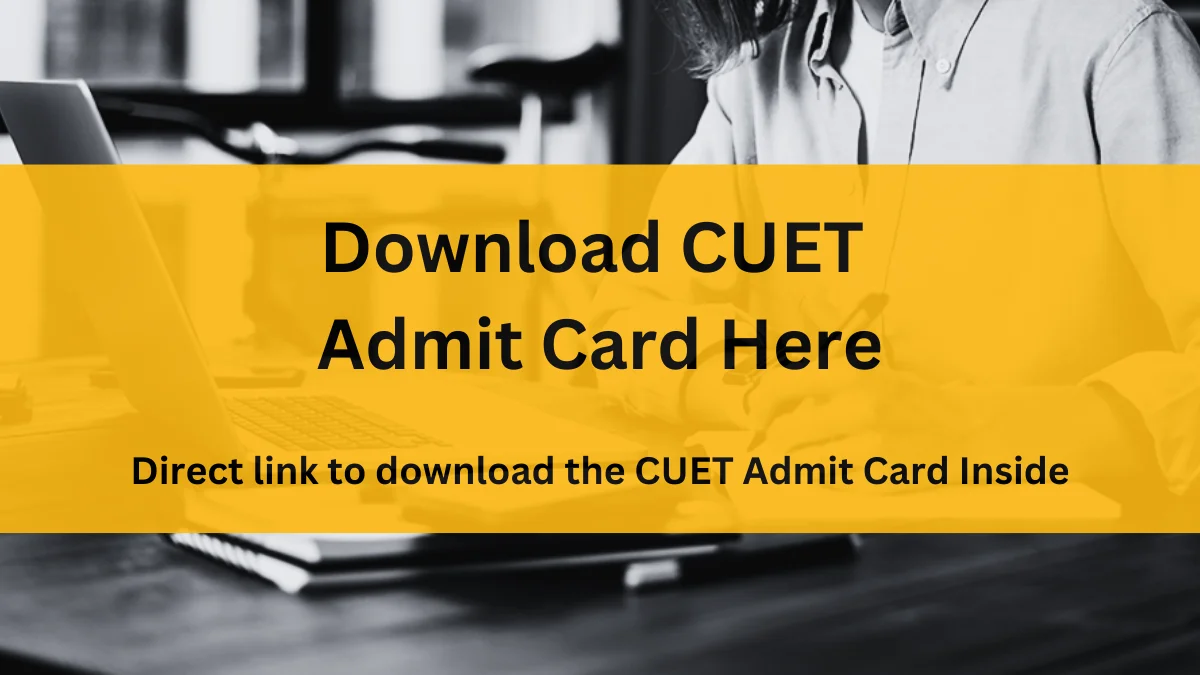 CUET Admit Card 2026: Check Details Here