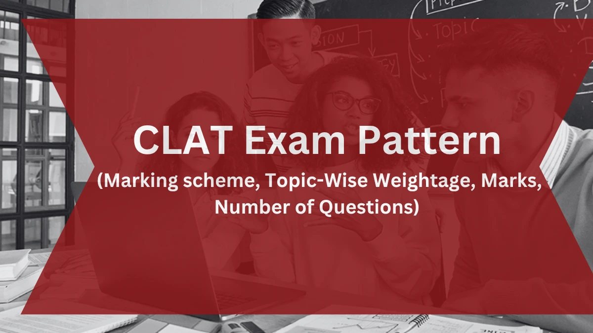 CLAT Exam Pattern 2026: Check Marking Scheme, Weightage, Marks