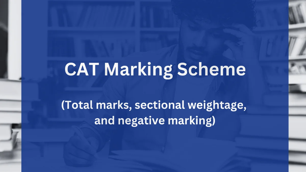 CAT Marking Scheme 2025: Negative Marking, Total Marks