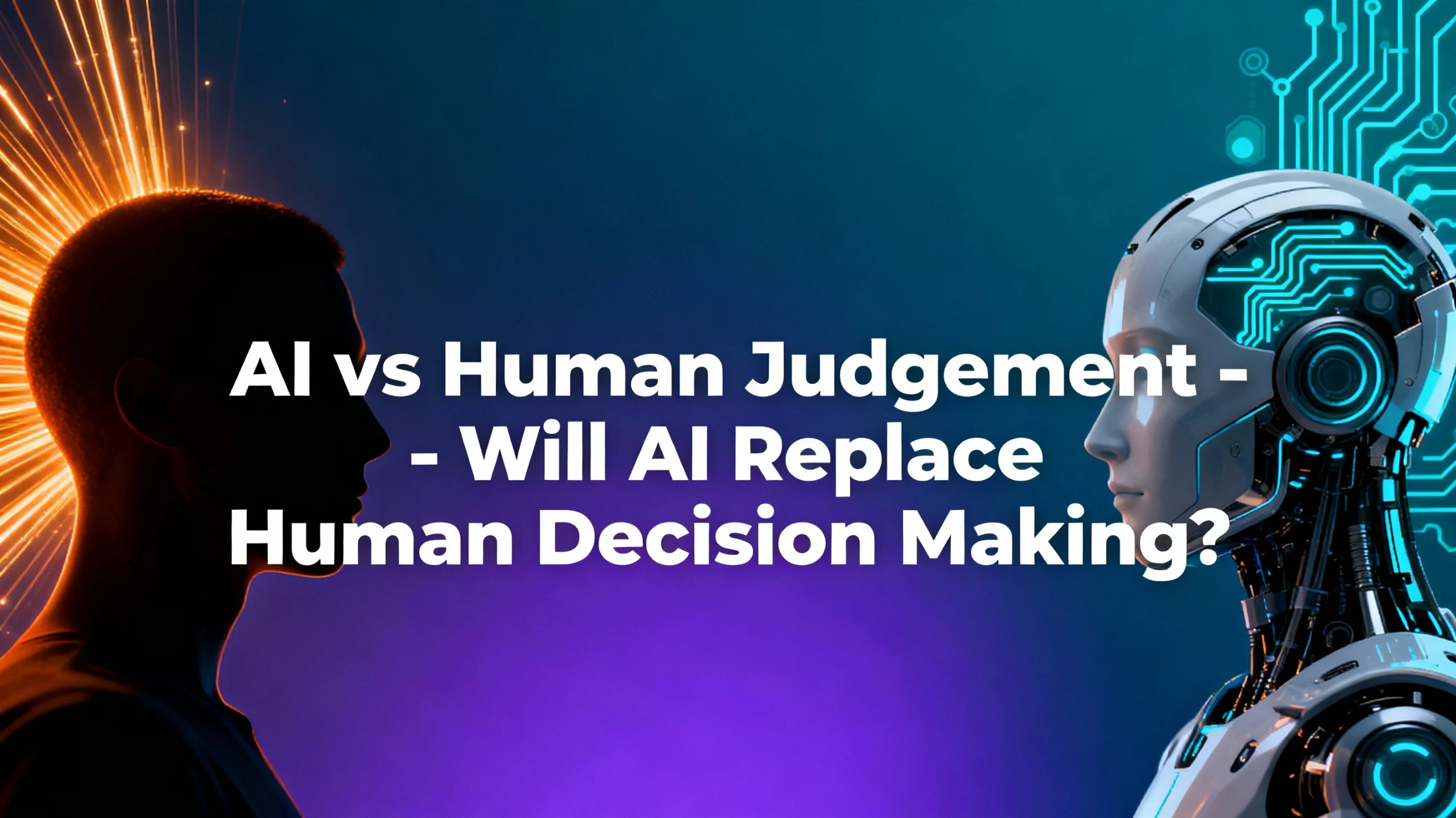 will AI replace human decision making